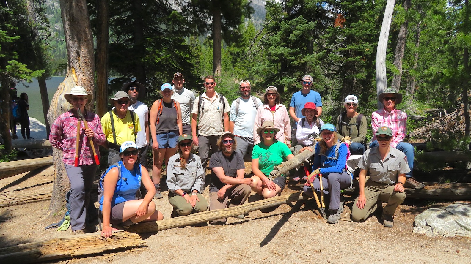 National Trails Day volunteers help out at Taggart - JacksonHolePress